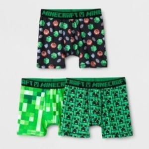 Minecraft | Accessories | Boys Minecraft 3pk Boxer Briefs | Poshmark